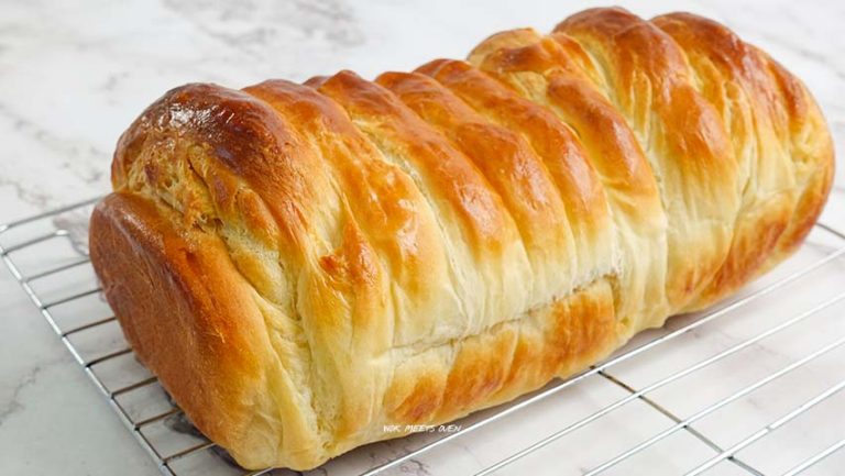 Rich Buttery Puff Pastry Butter Bread Loaf Recipe