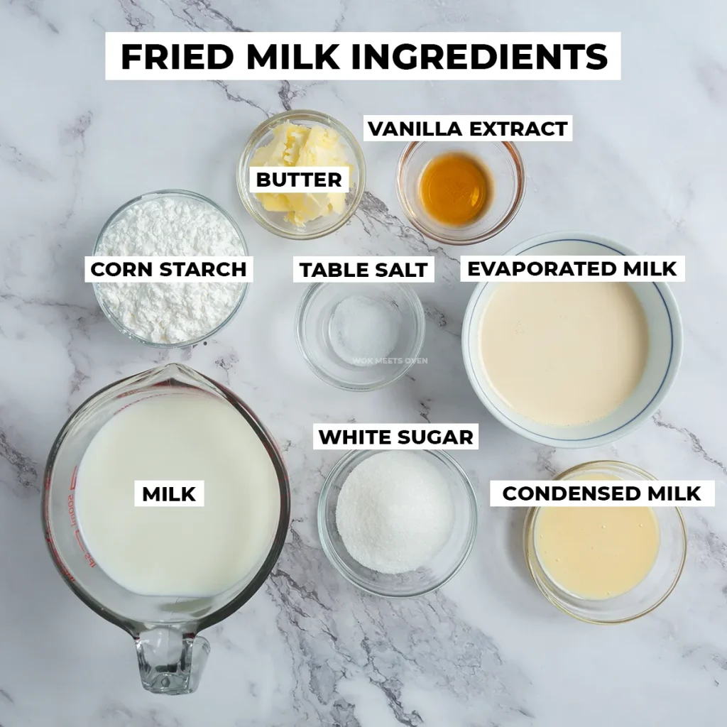 Crispy Chinese Fried Milk - Wok Meets Oven